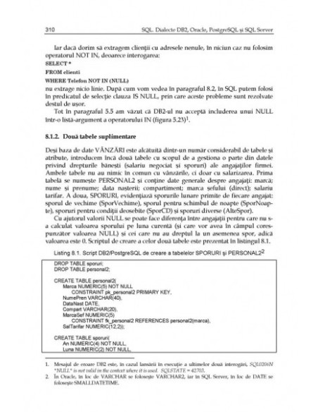 Sql Dialecte Db2 Oracle Postgresql și Sql Server 